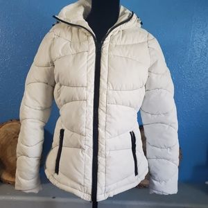 a.n.a | Jackets & Coats | Ana White Puffer Coat Sz Med | Poshmark